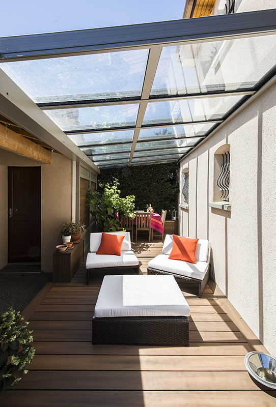 Préau terrasse - Préau en alu et toiture de terrasse - SOKO