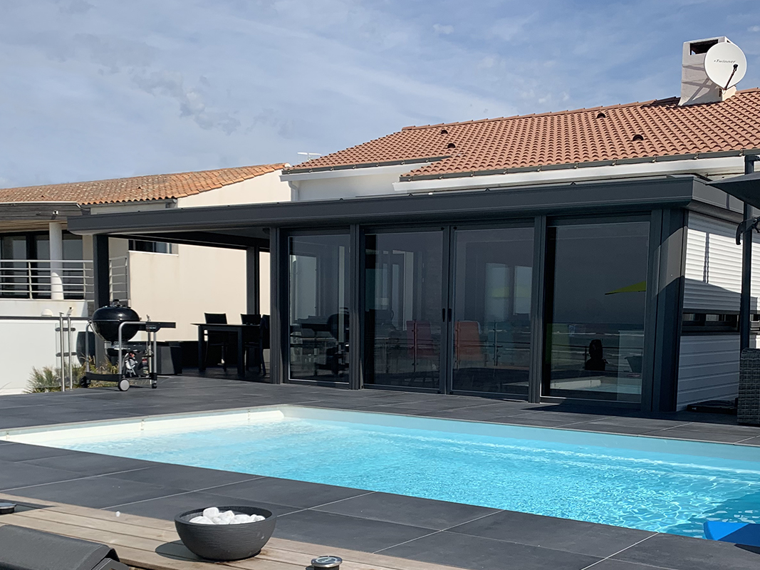 Préau terrasse - Préau en alu et toiture de terrasse - SOKO