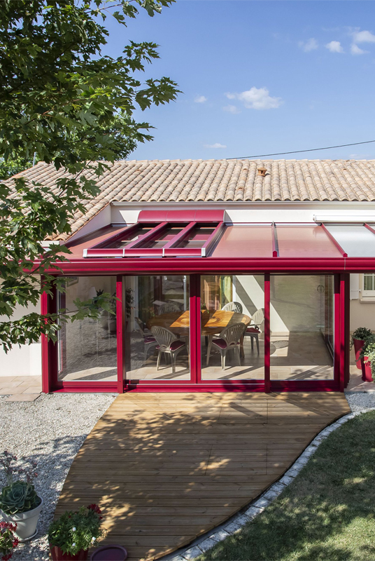 Véranda toute équipée - Véranda créative KOSY - SOKO